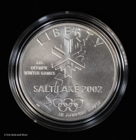 2002 Salt Lake Olympics Commemorative Silver Dollar In Ogp Us Mint
