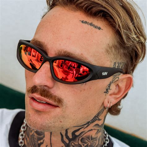Mirrored Sunglasses Reflective And Flash Lens Sin Eyewear