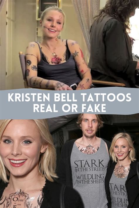 Does Kristen Bell Have Tattoos Real Or Fake Tattooglee Kristen