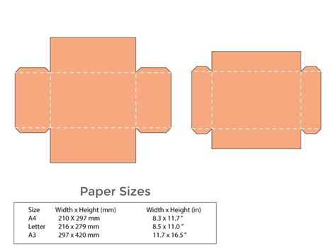 Box With Lid Template Rectangular Box With Lid T Box With Lid