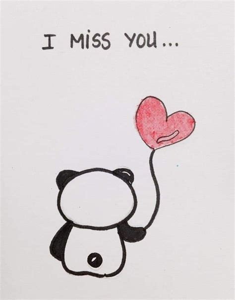 Miss You 😔 Cute Drawings Of Love Cute Drawings Cute Drawings For Him