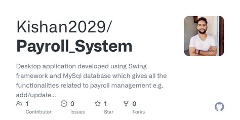 github kishan2029 payroll system desktop application developed using