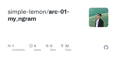 GitHub Simple Lemon Arc My Ngram