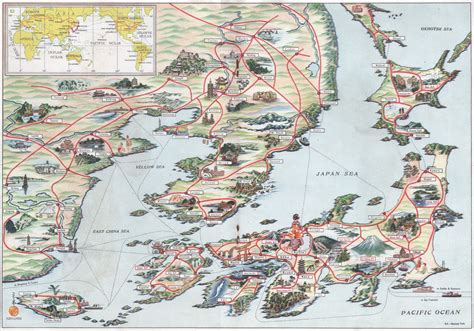 Cartography Old Tokyo