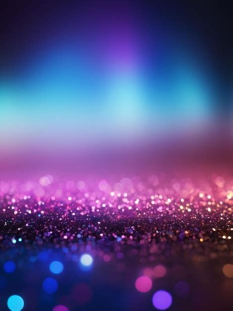 Colourful Bokeh Defocused Background Premium Ai Generated Image
