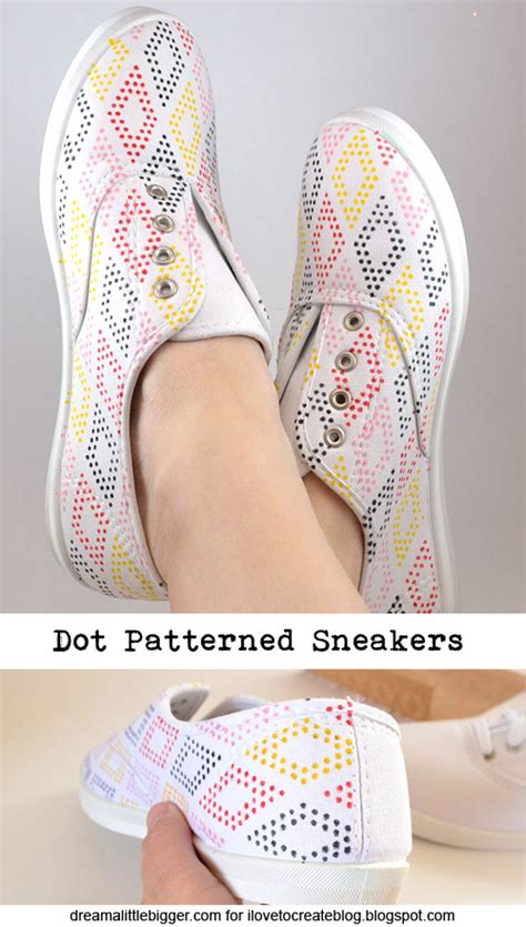 Use Stencils To Make Diy Patterned Shoes Make