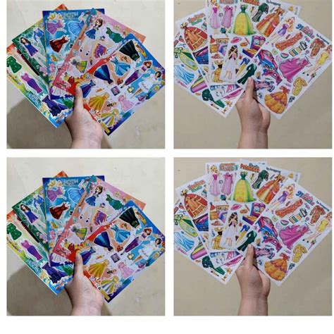 Jual 1 Lembar Mainan Dress Up Boneka Kertas Bongkar Pasang Jadul Tanggung Di Seller Toko Variasi