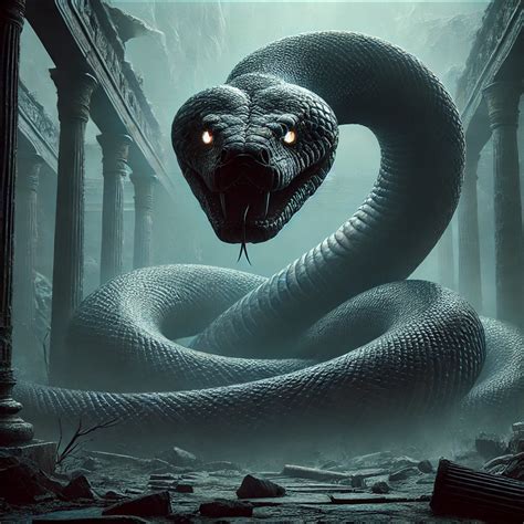 Python Earthborn Serpent Defeated By Apollo At Delphi