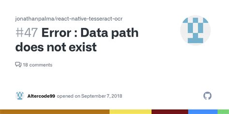 error data path does not exist · issue 47 · jonathanpalma react native tesseract ocr · github