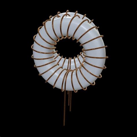 Indutor Toroidal Da Bobina Ilustração Stock Ilustração De Maestro 152030958