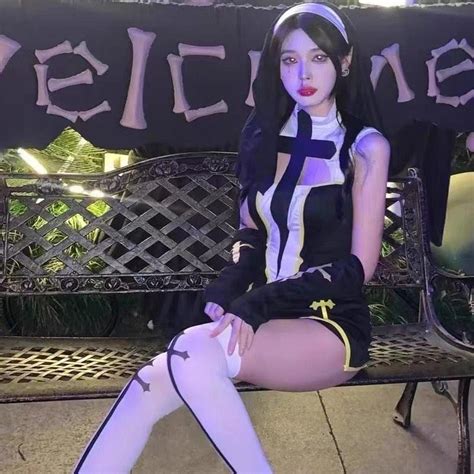 Halloween Costume Nun Cosplay Womens Fashion Dresses And Sets Sets Or