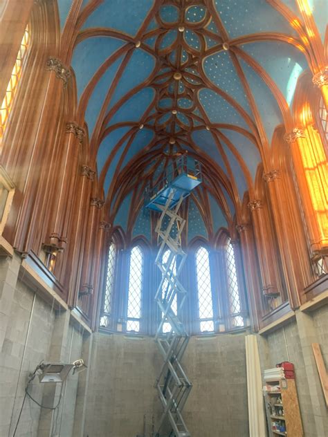The Heavenly Firmament Painting The Chapter House Ceiling New Mount