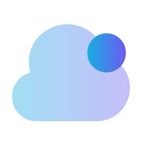 Cloud Generic Gradient Fill Icon Cloud Generic Gradient Fill Icon