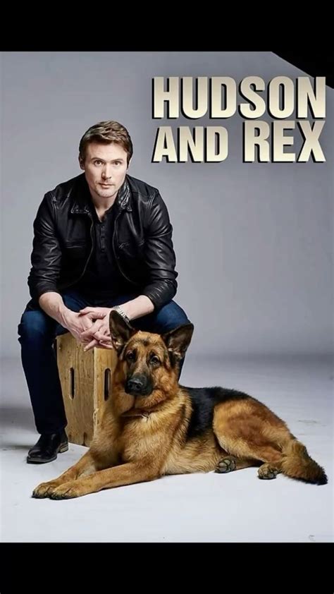 Hudson And His German Shepherd Dog Mike From Hudson And Ex Hudson