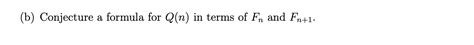 Solved Problem Let The Fibonacci Numbers Be Defined As Chegg