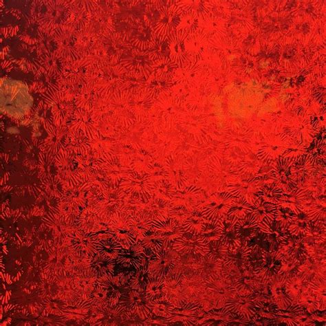 Pw 18flor Red Florentine Glass Art Beautiful Sheets Red Glass