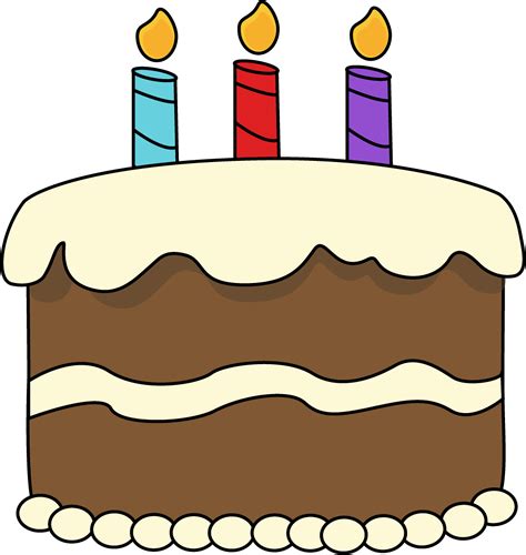 Chocolate Birthday Cake Clip Art Chocolate Birthday Cake Image