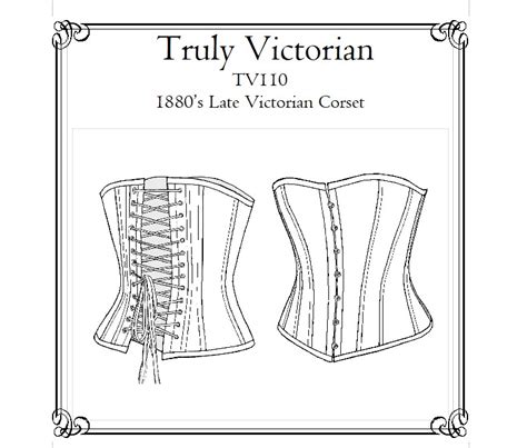 Victorian Corset Pattern How To Make A Victorian Corset Detailed