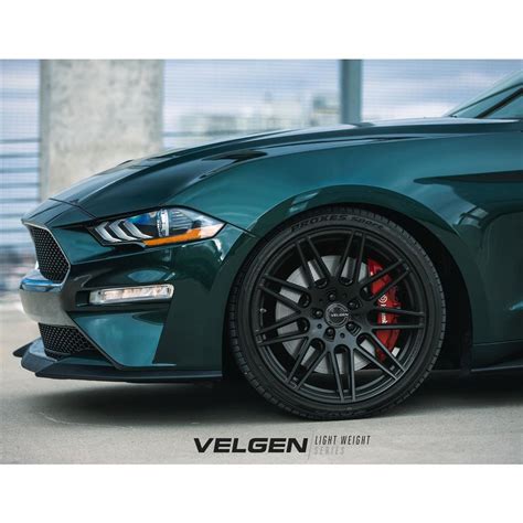 Velgen Mustang Vf9 Wheel And Nitto Tire Kit 20x1011 Satin Black 15 23