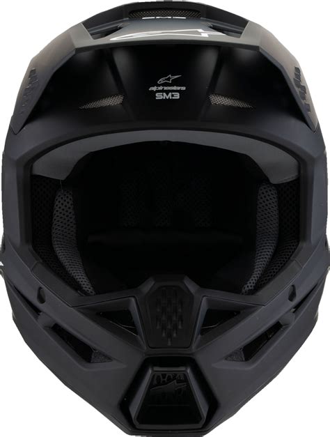 Alpinestars Youth Sm3 Helmet Solid Matte Black Ducati Omaha
