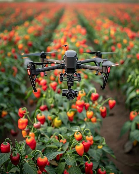 Premium Photo A Drone Capturing Multispectral Images Background