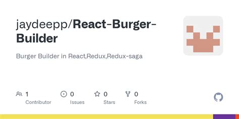 Github Jaydeeppreact Burger Builder Burger Builder In Reactredux