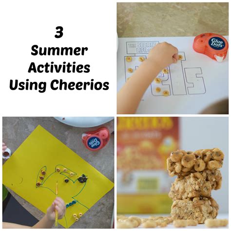 3 Summer Activities Using Cheerios® The Mother Overload