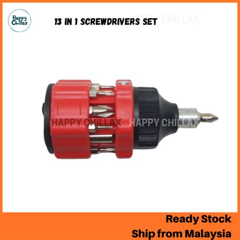 13 In 1 Mini Portable Tower Type Screwdriver Set Lazada