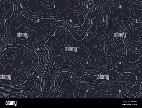 Topographic Map Background With Altitude Lines Abstract Terrain