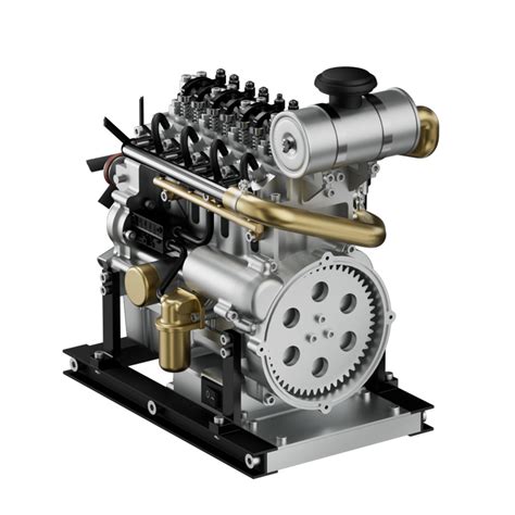 Teching 300pcs Build An Ohv Inline Four Cylinder Diesel Engine Model
