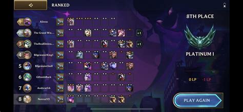 8th Place With Belvith 3 Star R Teamfighttactics