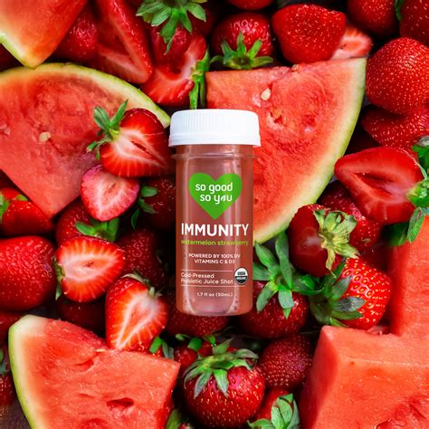 Immunity Probiotic Juice Shots So Good So You