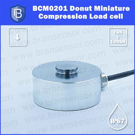 Brans Miniature Load Button Load Cell For Compression Force Test