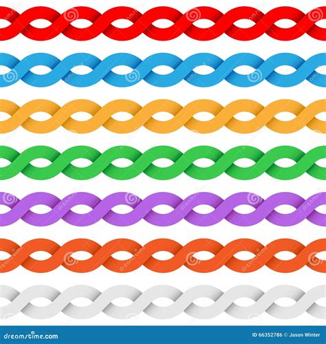 Ribbon Borders Vector Illustration 66352786