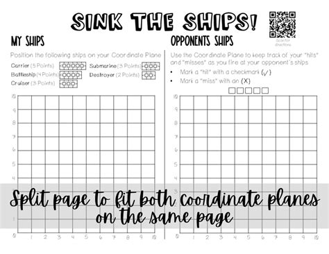 How To Teach The Coordinate Plane Using Battleship Game Math With Crayons