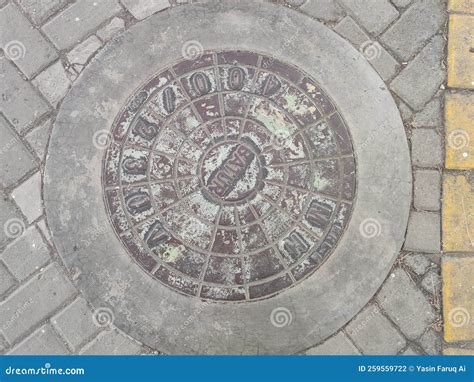 Karawang Indonesia 24october 2022 Trash Cans In Pedestrian Areas Are