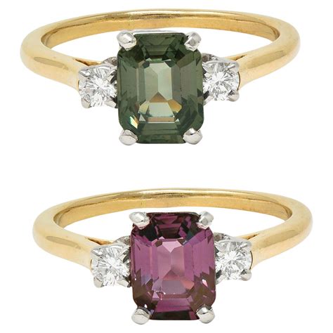 Alexandrite Diamond Platinum Ring For Sale At 1stdibs Platinum