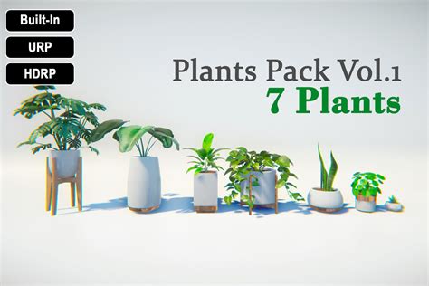 Plants Pack Vol1 3d Plants Unity Asset Store