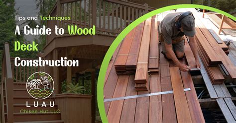 Wood Deck Construction Guide Essential Tips And Techniques