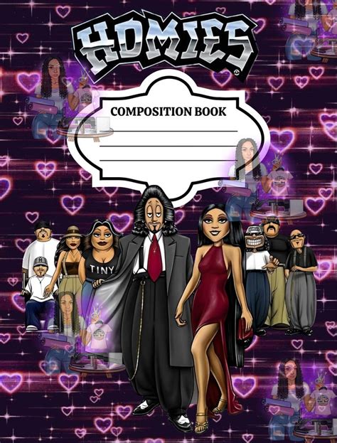Homies Composition Notebook File Png Digital Download Instant Download