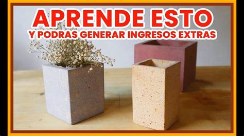 🌱 Cómo Hacer Macetas De Cemento Facil Terrazo Cuadradas