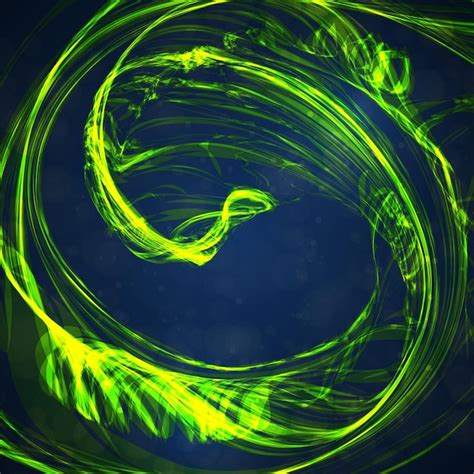 Premium Vector Abstract Green Wave Background
