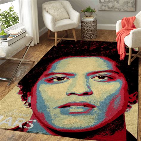 Deschea Bruno Mars Marry You Pop Art Area Rug Area Deschea