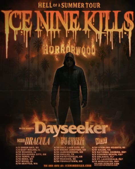 Ice Nine Kills Announces Hell Of A Summer Tour Melodic Magazine