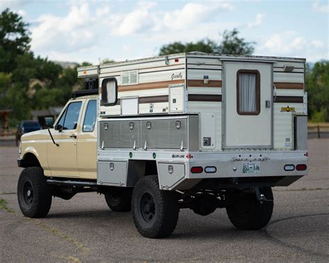 Truck Bed Camper On Flatbed At Dianne Lindsay Blog