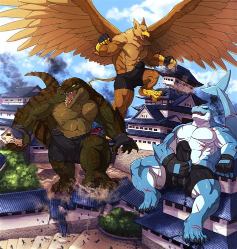 Rule 34 Abs Alligator Alligatorid Anthro Avian Balls Outline Biceps Blue Body Boxer Briefs