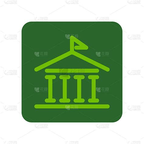 学校的图标素材 花瓣网