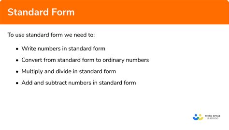 Standard Form Gcse Maths Steps Examples And Worksheet