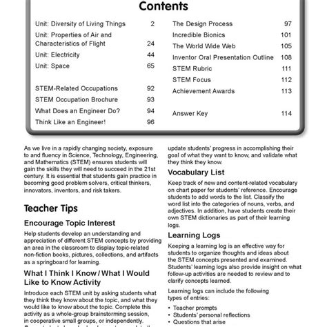Grade 6 Stem Workbook