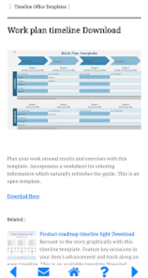 Professional Timeline Template For Android Download